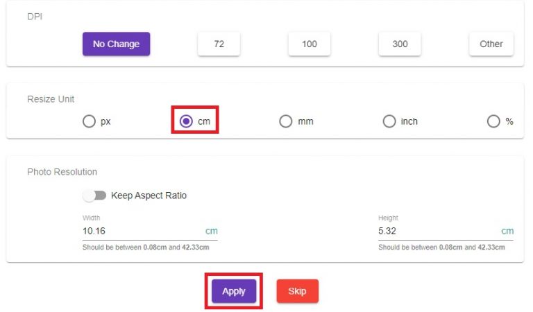 How To Resize Images In Cm Or Mm (Tutorial) - | Compress Photo In KB