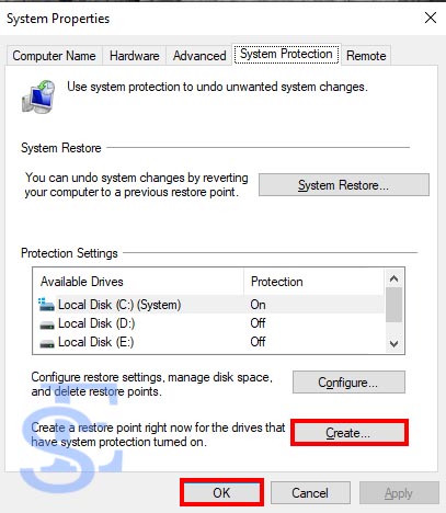Create System Restore Point Windows 10 [System Restore Use]