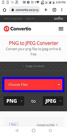 How To Convert Photo To Jpeg In Mobile