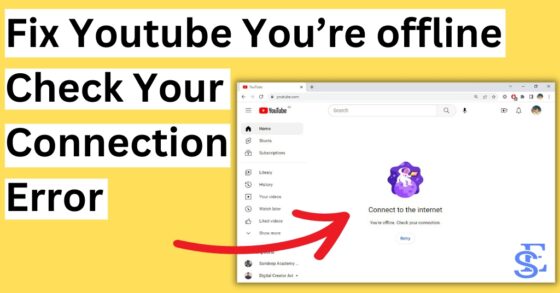 7 Fix You’re Offline Check Your Connection Error Youtube