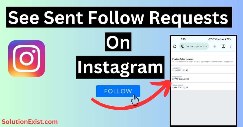 How To See Sent Follow Requests On Instagram IPhone Android And Computer