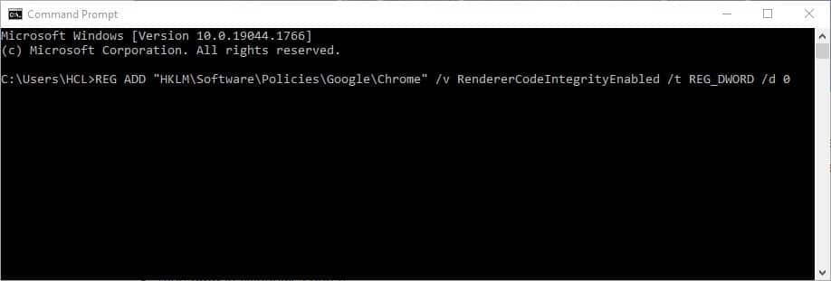 Fix Chrome STATUS_INVALID_IMAGE_HASH Error